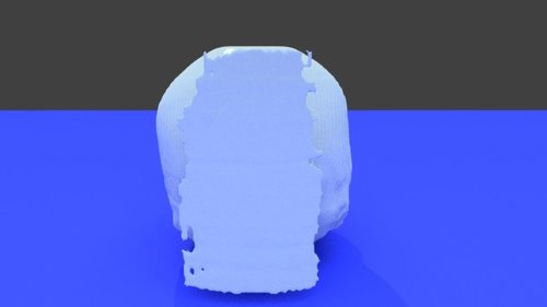 head - stl file processed - Skull and Face - embodi3D.com