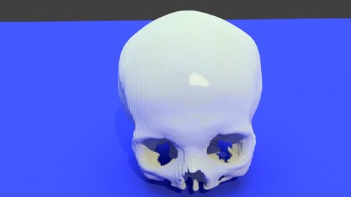 CT_Scan - stl file processed - Skull and Face - embodi3D.com