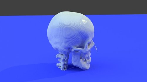 1 - stl file processed - Skull and Face - embodi3D.com
