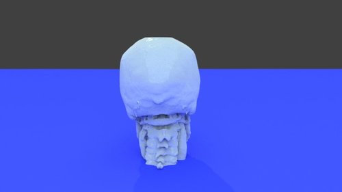 CT_head - stl file processed - Skull and Face - embodi3D.com