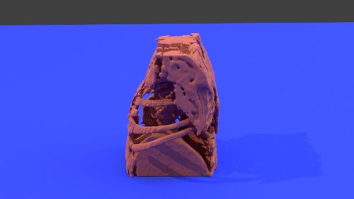 CT Scan - stl file processed - Abdomen and Pelvis muscles - embodi3D.com