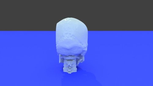 trial ct - stl file processed - Skull and Face - embodi3D.com