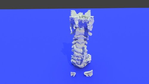 test cervicalnrrd - stl file processed - Spine and Pelvis - embodi3D.com