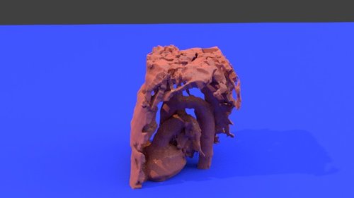 CT Scan - stl file processed - Thorax and Ribs Muscles - embodi3D.com