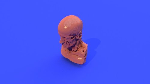 Bone STL - stl file processed - Head and neck muscles - embodi3D.com