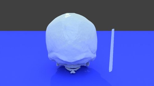 ct cap - stl file processed - Skull and Face - embodi3D.com