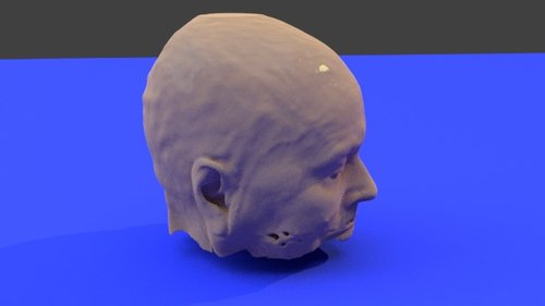 skull 1 - stl file processed - Skin - embodi3D.com