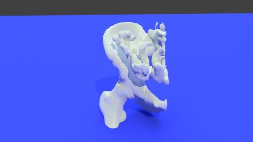 Test Hemi Pelvis - stl file processed - Spine and Pelvis - embodi3D.com