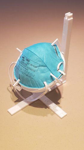 N95 mask holder for UV sterilization box (set of 6 one mask holders ...