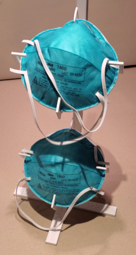 N95 mask holder for UV sterilization box (set of 6 two mask holders ...