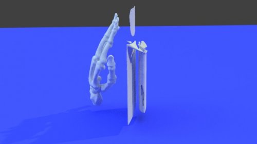 Sample 3D hand model - stl file processed - Extremity, Upper (Arm ...