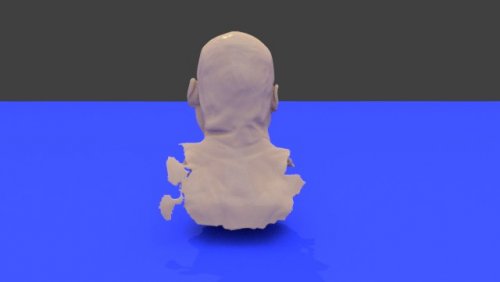 face - stl file processed - Skin - embodi3D.com