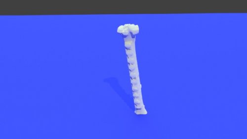 ovine tibia bone with plate - stl file processed - Other - embodi3D.com