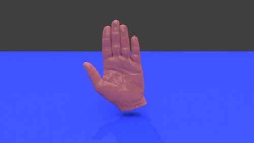 Left hand - Skin - embodi3D.com