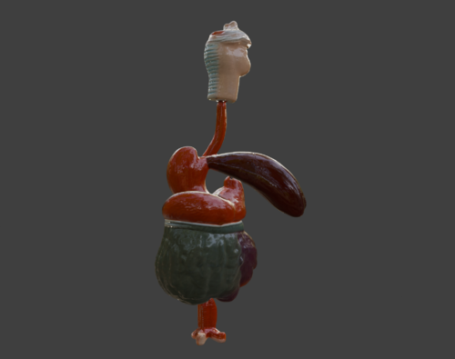 3D Model of Human Digestive System - Other organs - embodi3D.com