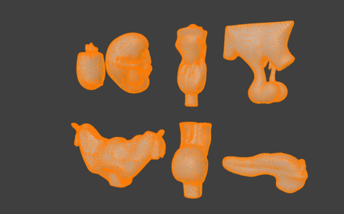 3D Complete Endocrine Gland Set Anatomy Model - Other organs - embodi3D.com