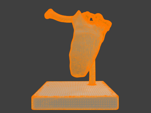 3D Joint Anatomy Model with Stand - Spine and Pelvis - embodi3D.com